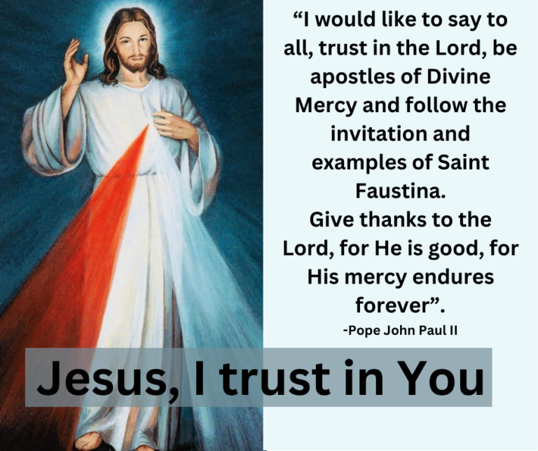 Sunday of Divine Mercy – Our Lady of Lourdes